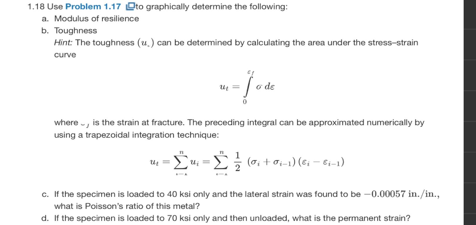 1.18 Use Problem 1.17 Oto graphically determine the | Chegg.com