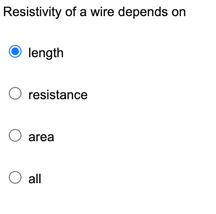 Solved Resistivity of a wire depends on length resistance | Chegg.com