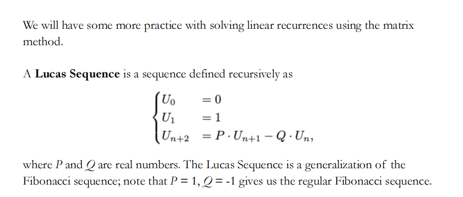 Solved We will have some more practice with solving linear | Chegg.com