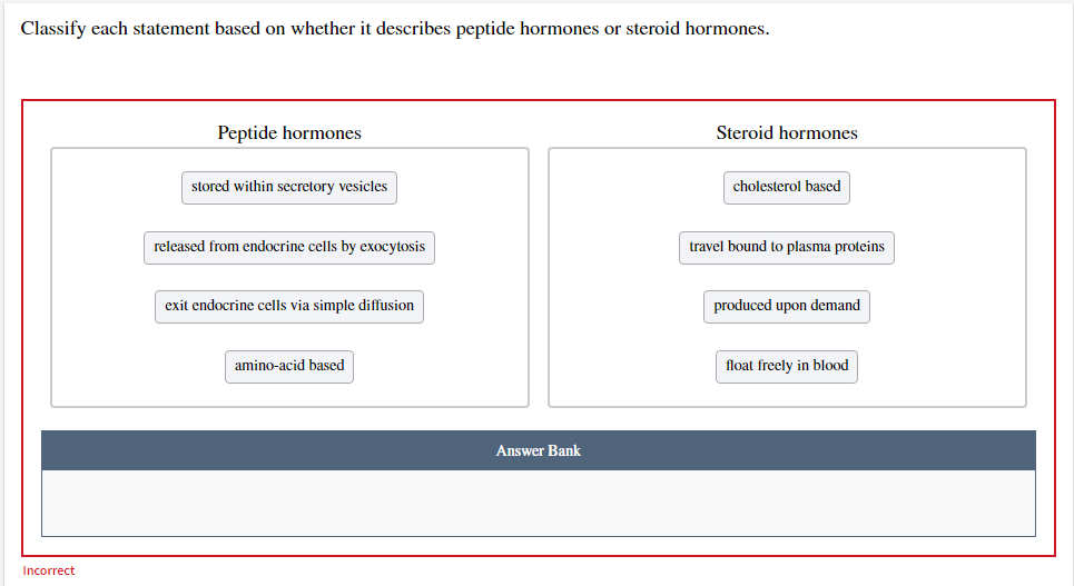 Solved Classify each statement based on whether it describes | Chegg.com