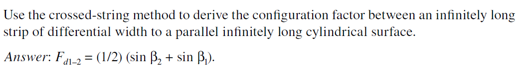 Solved Use the crossed-string method to derive the | Chegg.com