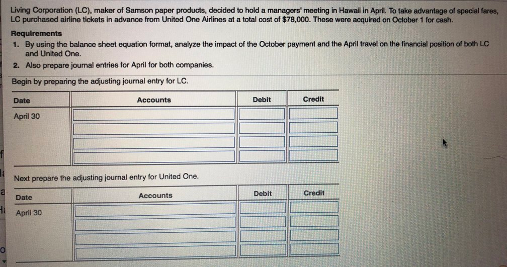 Solved Living Corporation (LC), maker of Samson paper | Chegg.com