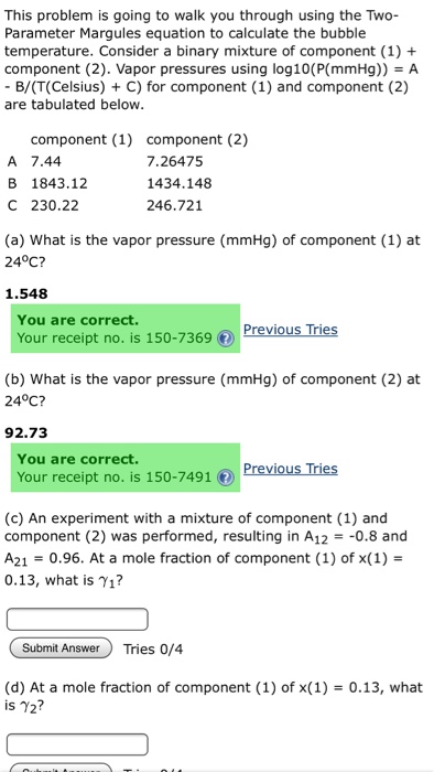 Solved This problem is going to walk you through using the | Chegg.com