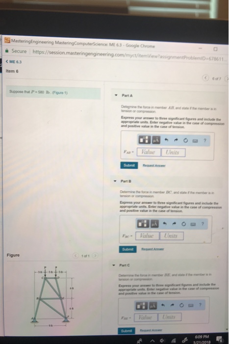 Solved ME 63-Google Chrome Secure https:/ 678611 ME 6.3 Item | Chegg.com