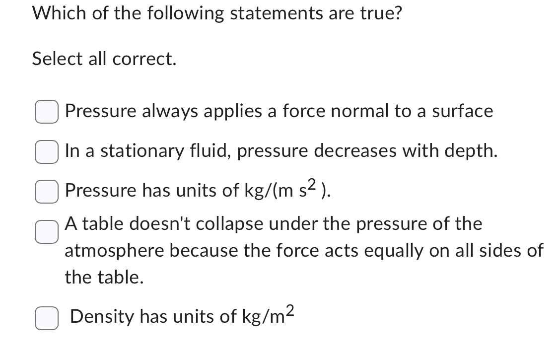 Solved Which of the following statements are true?Select all | Chegg.com