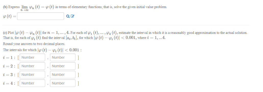 Solved Use the method of successive approximations to solve | Chegg.com