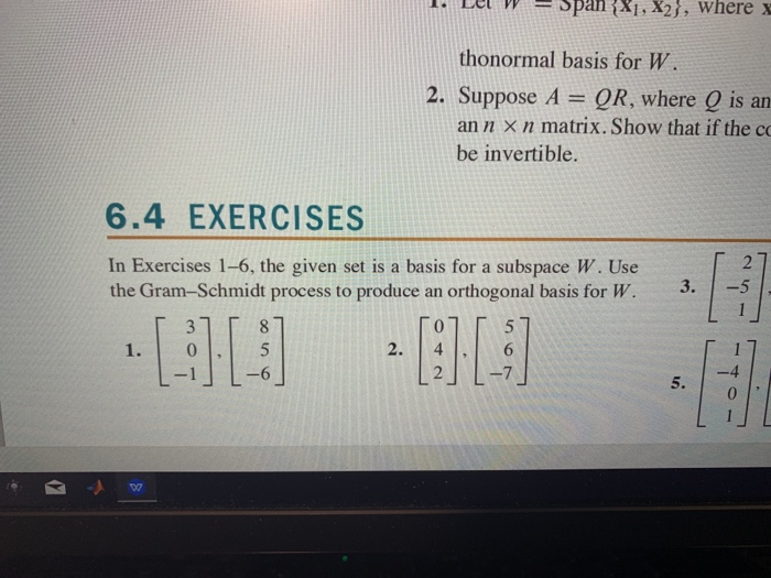 Solved Problem 2. In the plane spanned by the vectors from | Chegg.com