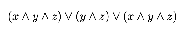 ALGORITHM A boolean formula is in disjunctive normal | Chegg.com