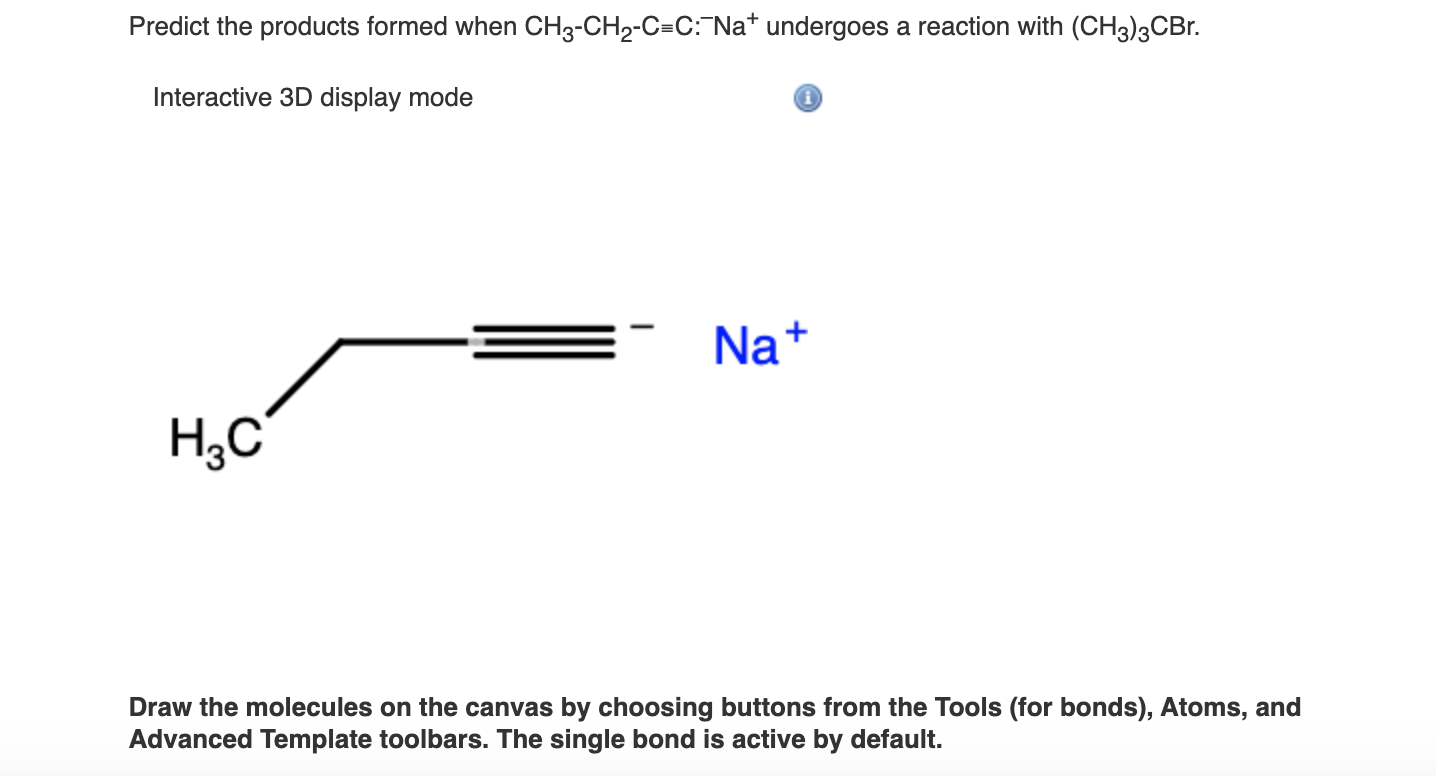 Solved Predict the products formed when CH3-CH2-C≡C:–Na+ | Chegg.com