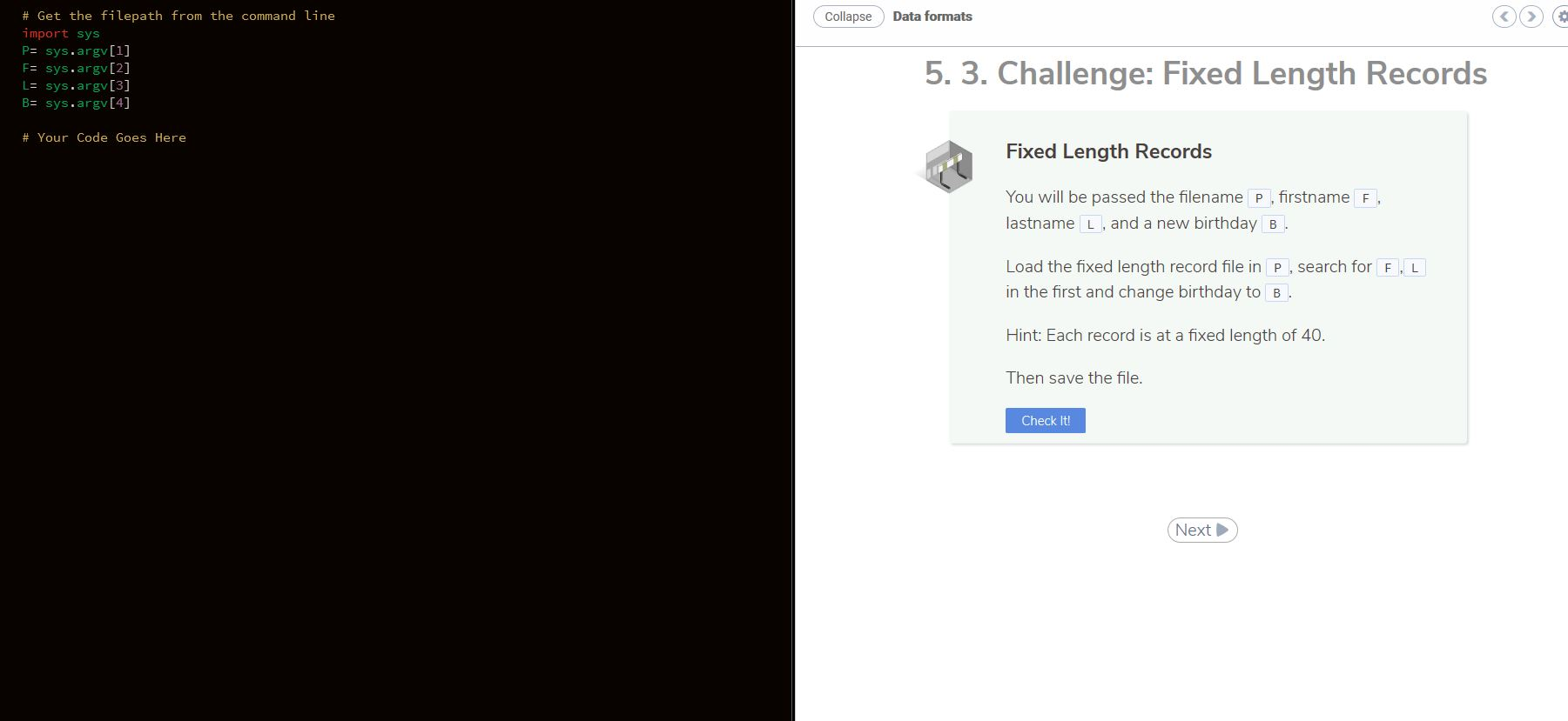 Solved Collapse Data formats # Get the filepath from the | Chegg.com