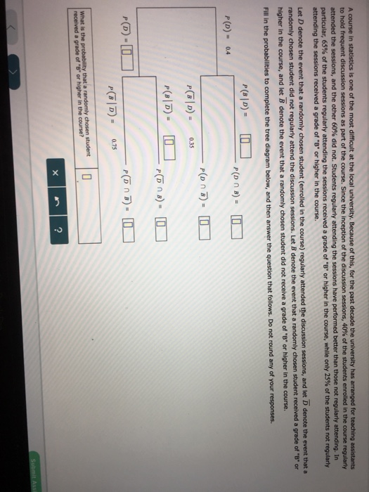 Solved A course in statistics is one of the most difficult | Chegg.com