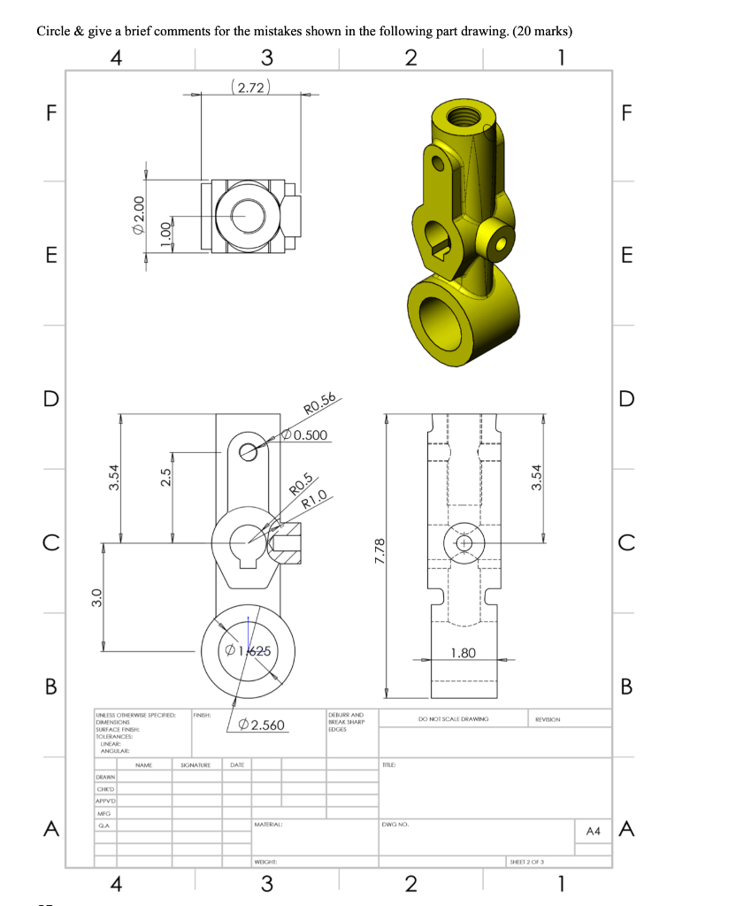 Solved Circle & give a brief comments for the mistakes shown | Chegg.com