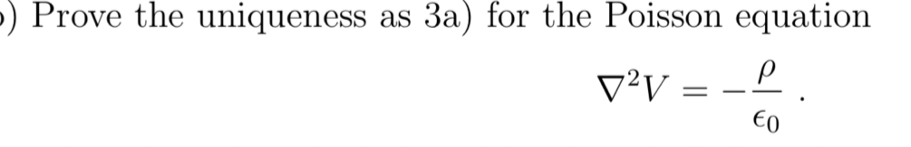 Solved Show that the solution to Poisson equation in a | Chegg.com