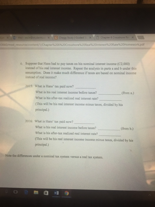 Solved G Chegg Study I Guided S ×·D chapter 6 Mail-ee × , 1 | Chegg.com