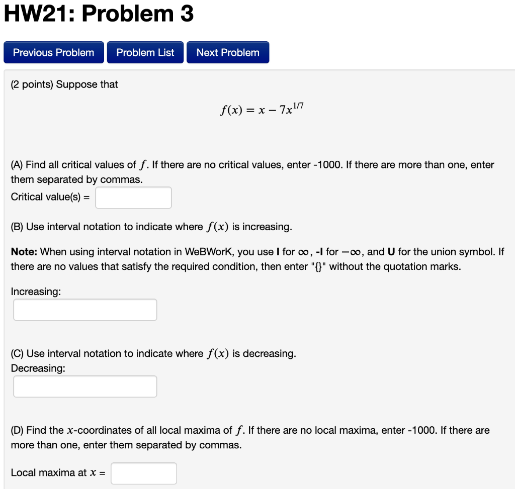 Solved Hw21 Problem 3 Previous Problem Problem List Next 