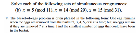 Solve each of the following sets of simultaneous | Chegg.com