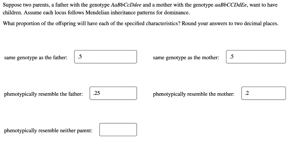 Solved Suppose two parents, a father with the genotype | Chegg.com Solved Suppose two parents, a father with the genotype | Chegg.com
