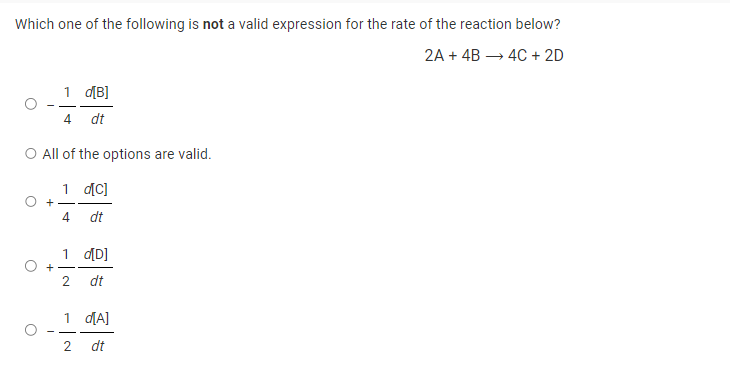 Solved Which one of the following is not a valid expression | Chegg.com