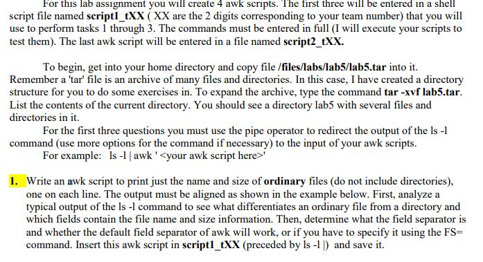 In Linux do the following step by step tell me each | Chegg.com