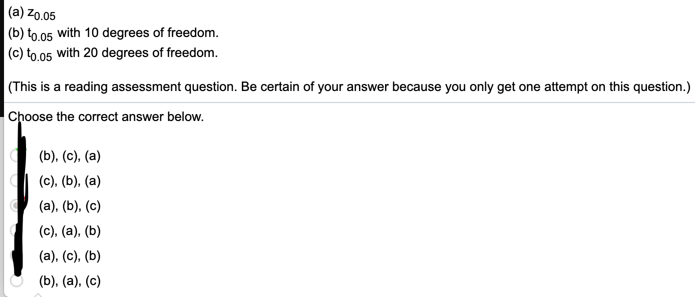 Solved which of the following is true, answer in one | Chegg.com