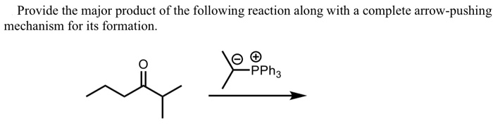 Solved Provide the major product of the following reaction | Chegg.com