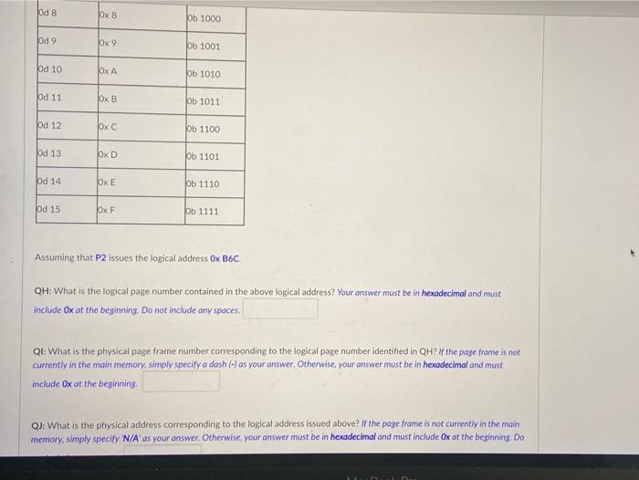 Solved Consider a memory system with the following | Chegg.com