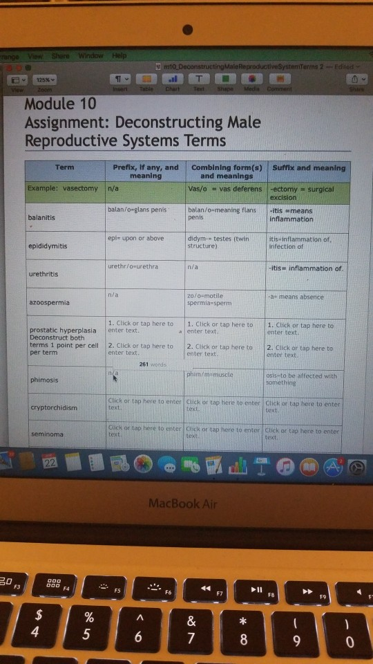 Solved a MaleRep Module 10 Assignment: Deconstructing Male | Chegg.com