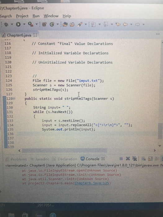 Solved Constant Final Value Declarationsinitialized 