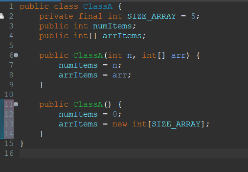 Solved 1 public class ClassA { o in it WNHO OVOGA WNH 2 3 4 | Chegg.com