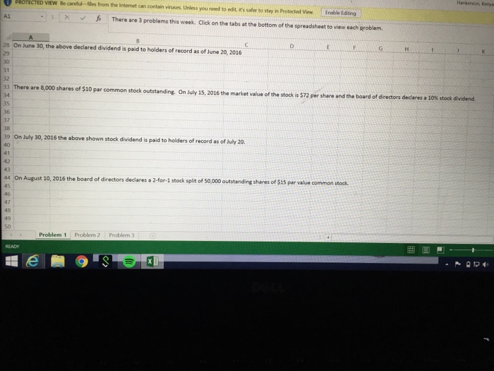 Solved .fr There are 3 problems this week. click on the tabs | Chegg.com