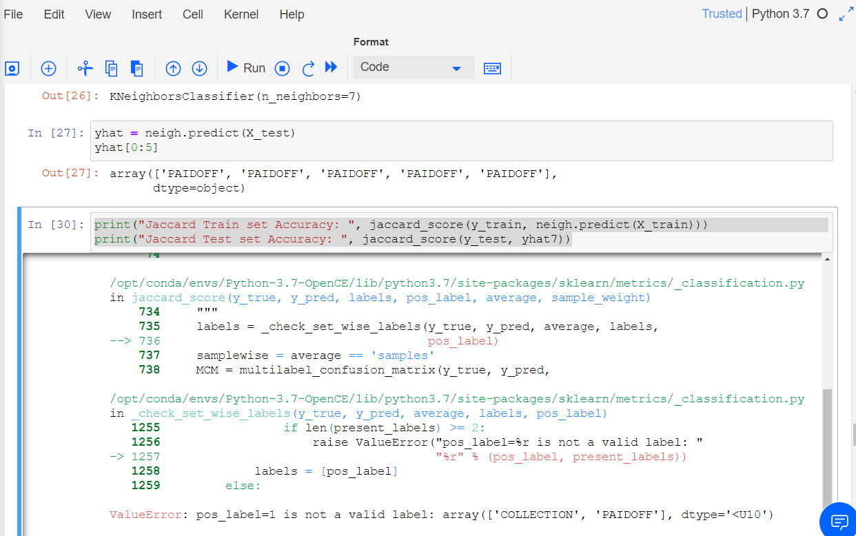 Solved File Edit View Insert Cell Kernel Help Trusted Python | Chegg.com