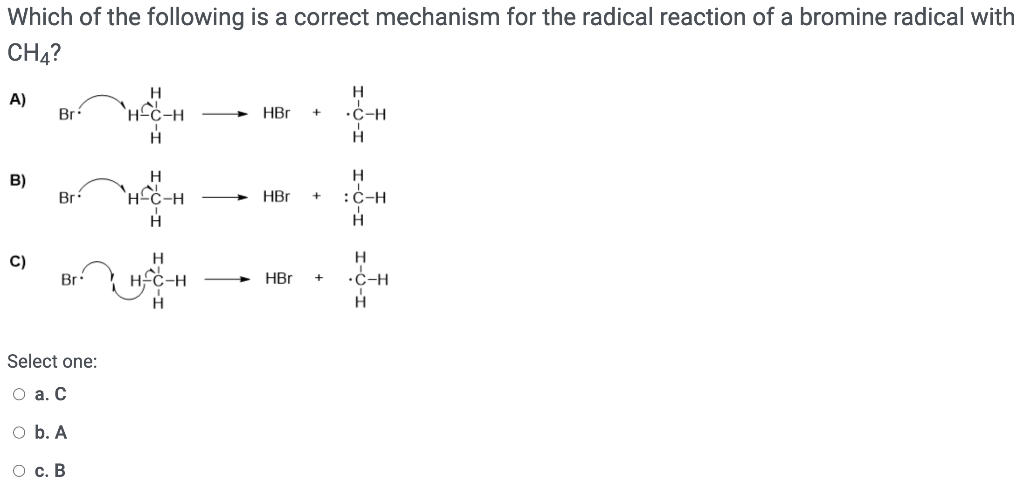 Solved Which of the following is a correct mechanism for the | Chegg.com