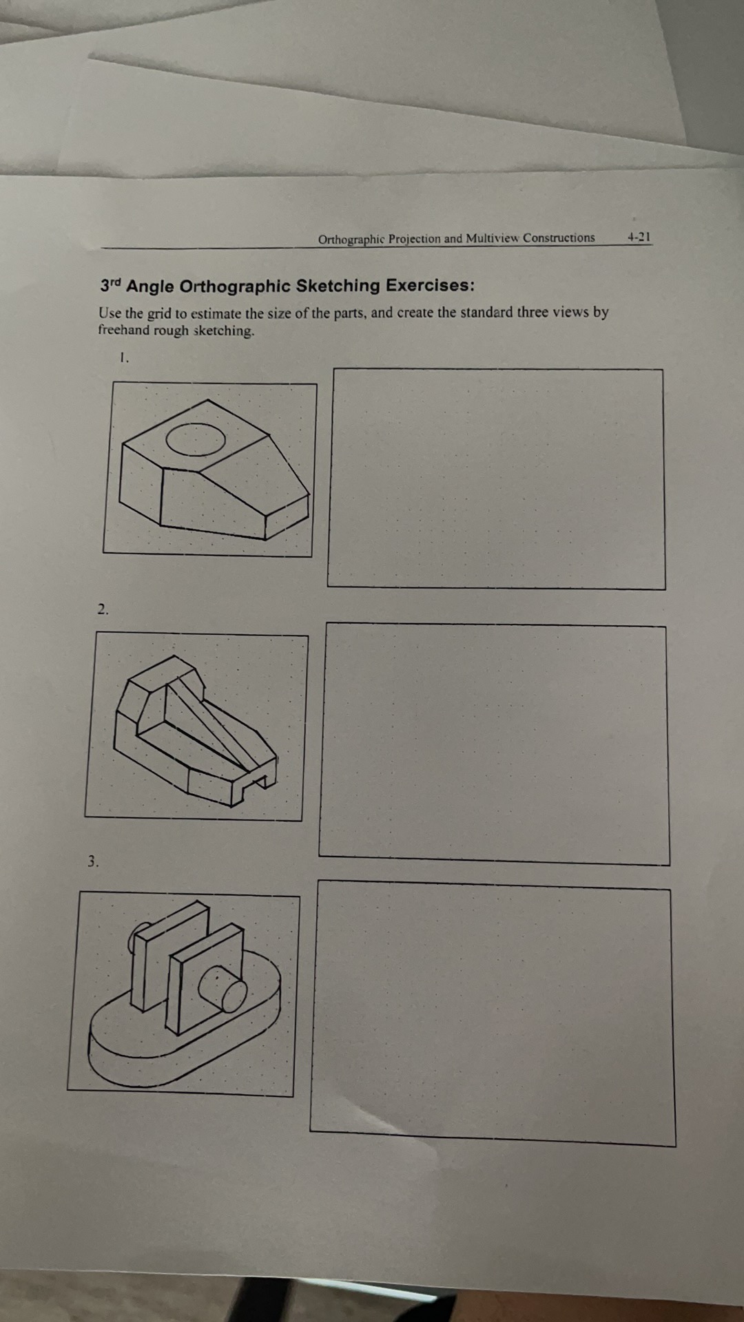 Solved Draw each of them, and include the front view top | Chegg.com