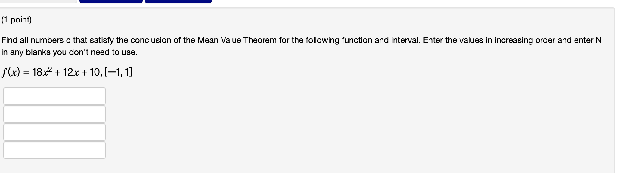 Solved Find all numbers c that satisfy the conclusion of the | Chegg.com