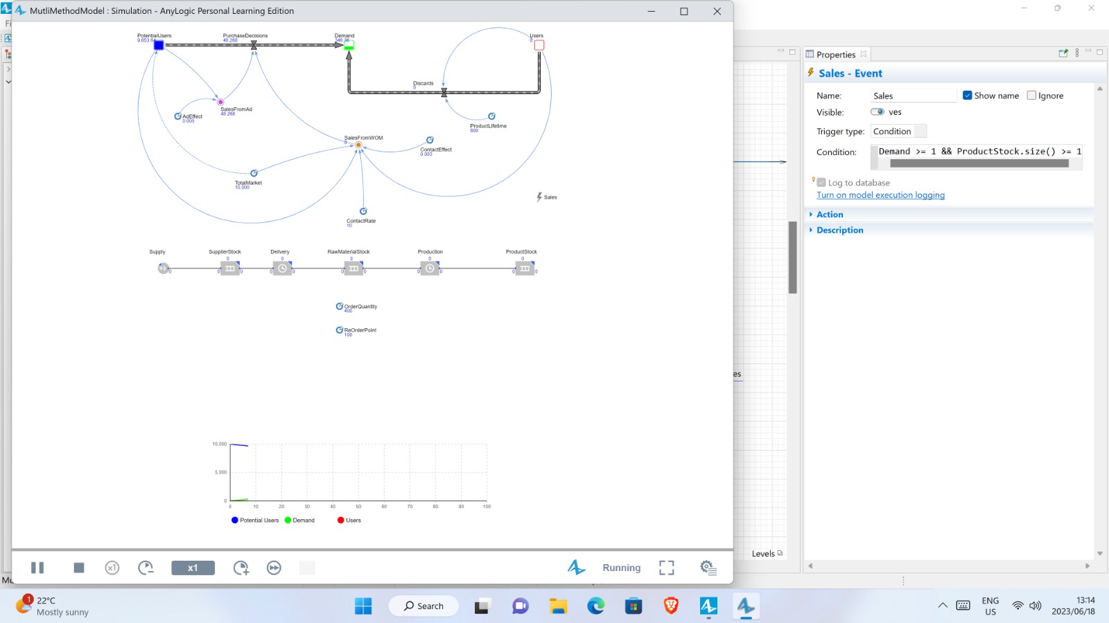 Start ANYLOGIC software, go “Help>Example | Chegg.com