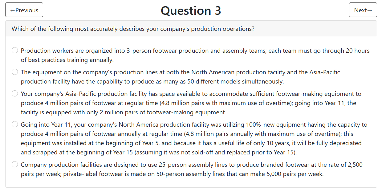 Solved Question 3Which of the following most accurately | Chegg.com