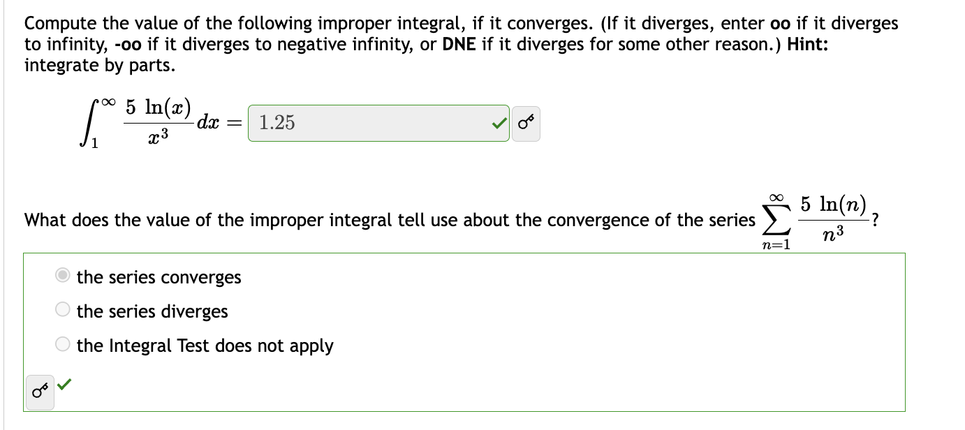 Solved Compute the value of the following improper integral, | Chegg.com
