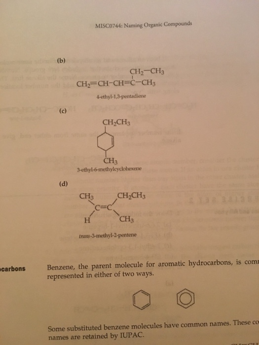 Solved . Are the following structures correctly named? If | Chegg.com