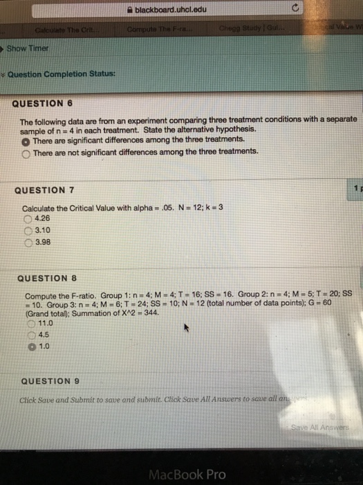 Solved Show Timer Question Completion Status: QUESTION 1 The | Chegg.com
