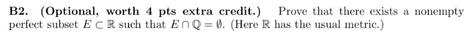 Solved B2. (Optional, worth 4 pts extra credit.) Prove that | Chegg.com Solved B2. (Optional, worth 4 pts extra credit.) Prove that | Chegg.com