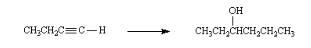 Solved CH3CH2C≡C−H | Chegg.com