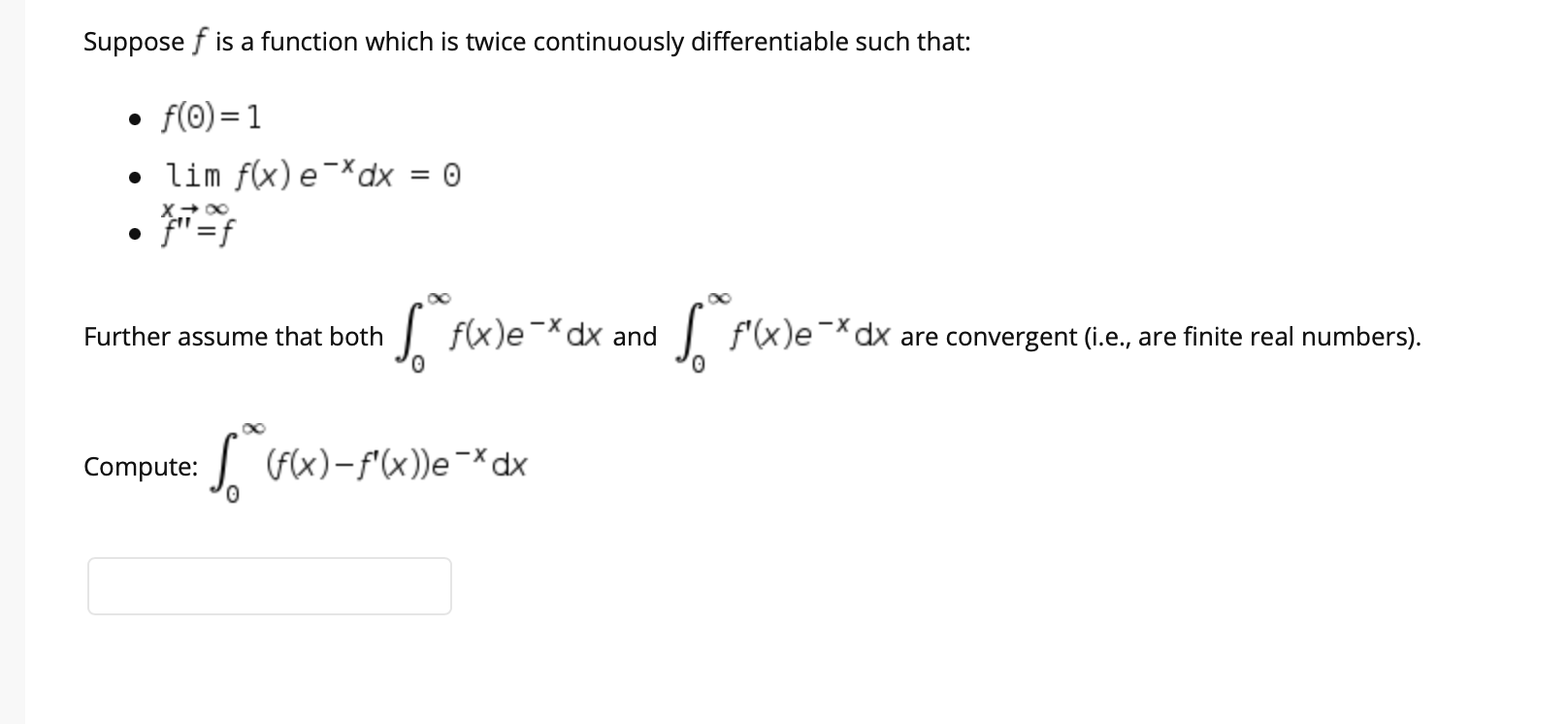 Solved Suppose f is a function which is twice continuously | Chegg.com