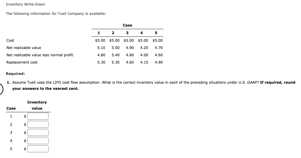 Solved Inventory Write Down The Following Information For Chegg solved-inventory-write-down-the-following-information-for-chegg