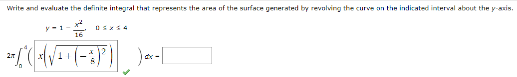 Solved Write and evaluate the definite integral that | Chegg.com