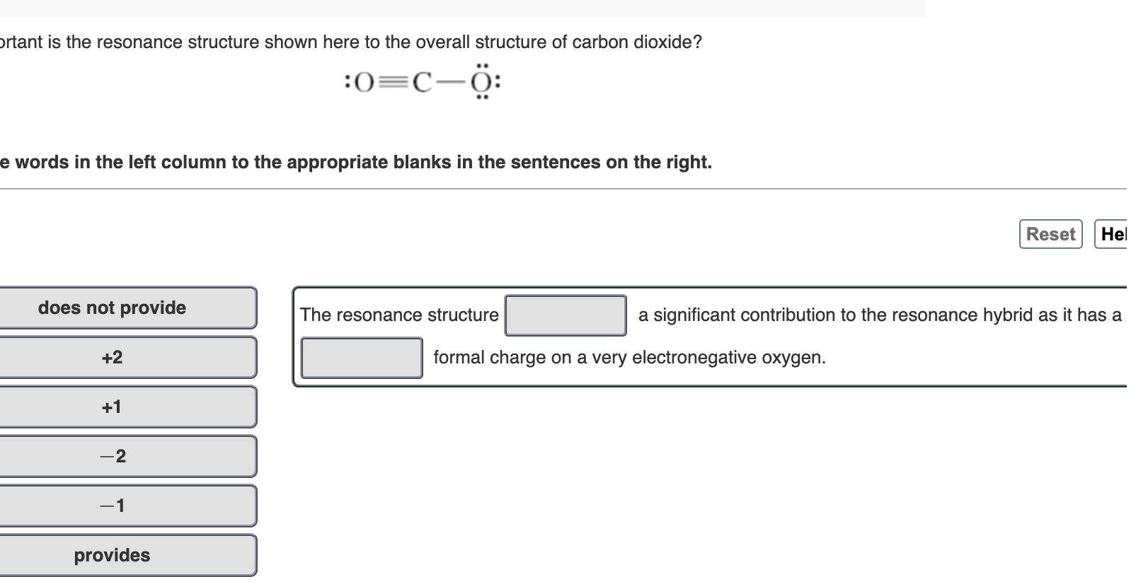 Solved ortant is the resonance structure shown here to the | Chegg.com