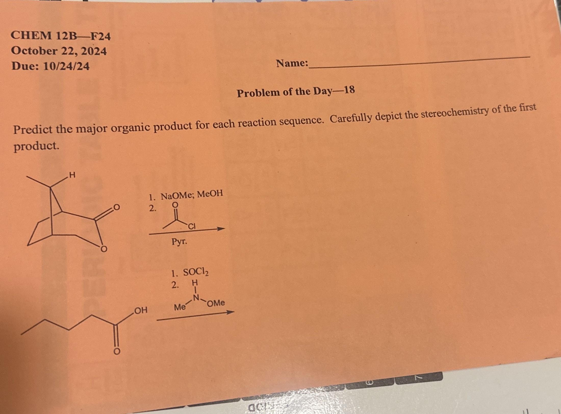 Solved Predict the major organic product for each reaction | Chegg.com