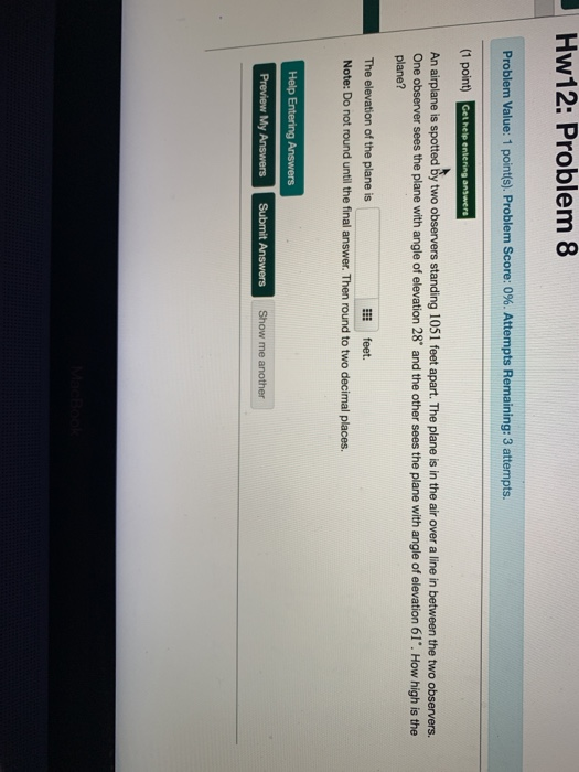 Solved Hw12: Problem 8 Problem Value: 1 point(s). Problem | Chegg.com