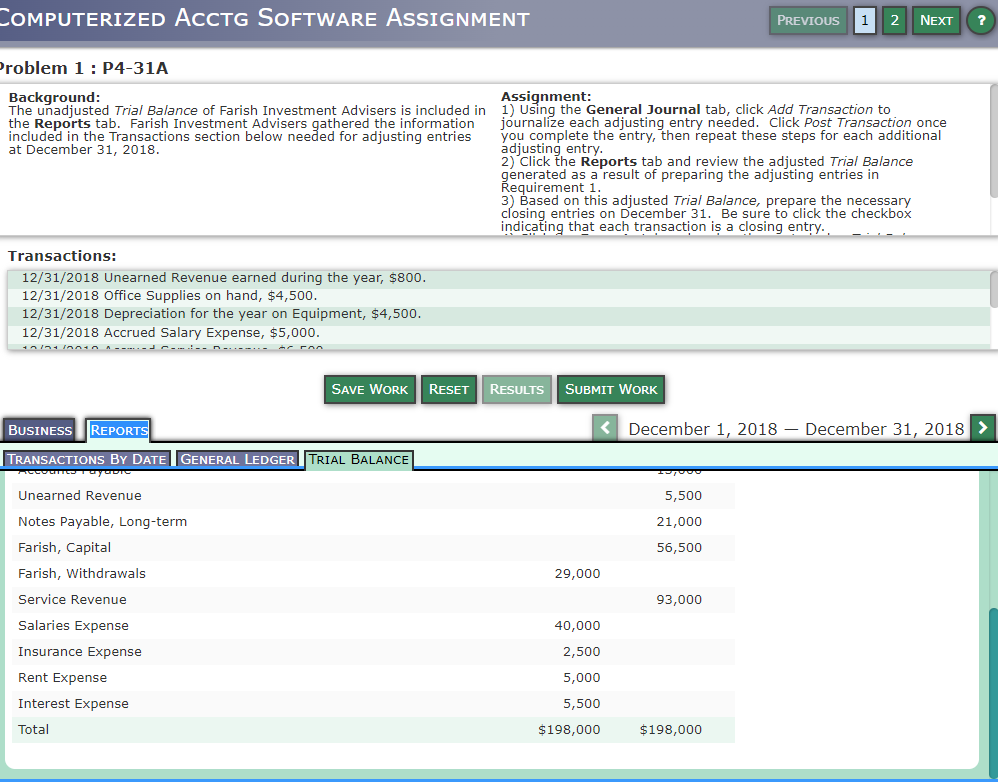 COMPUTERIZEd ACCTG SOFTWARE Assignment ¿omputerized | Chegg.com