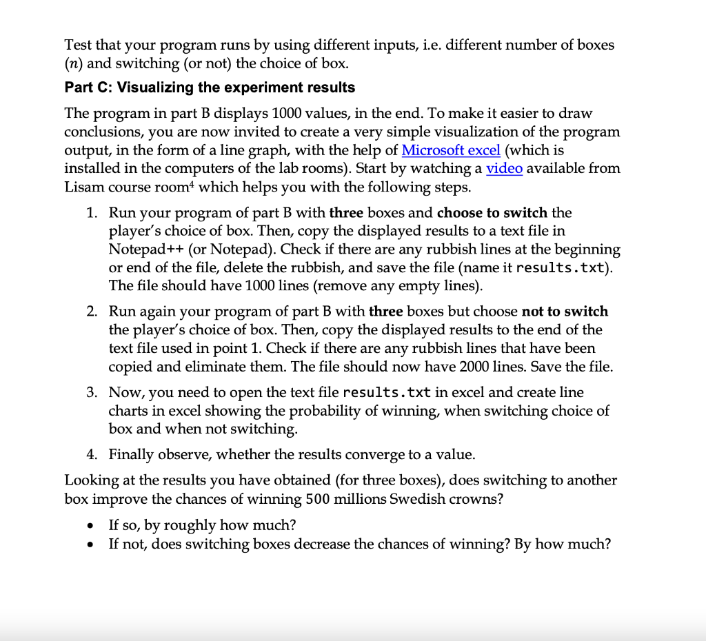 Hi, I need help with this exercise ( program should | Chegg.com