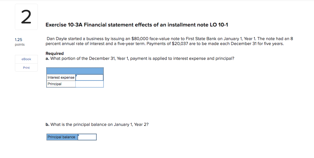 Solved 2 Exercise 10-3A Financial statement effects of an | Chegg.com